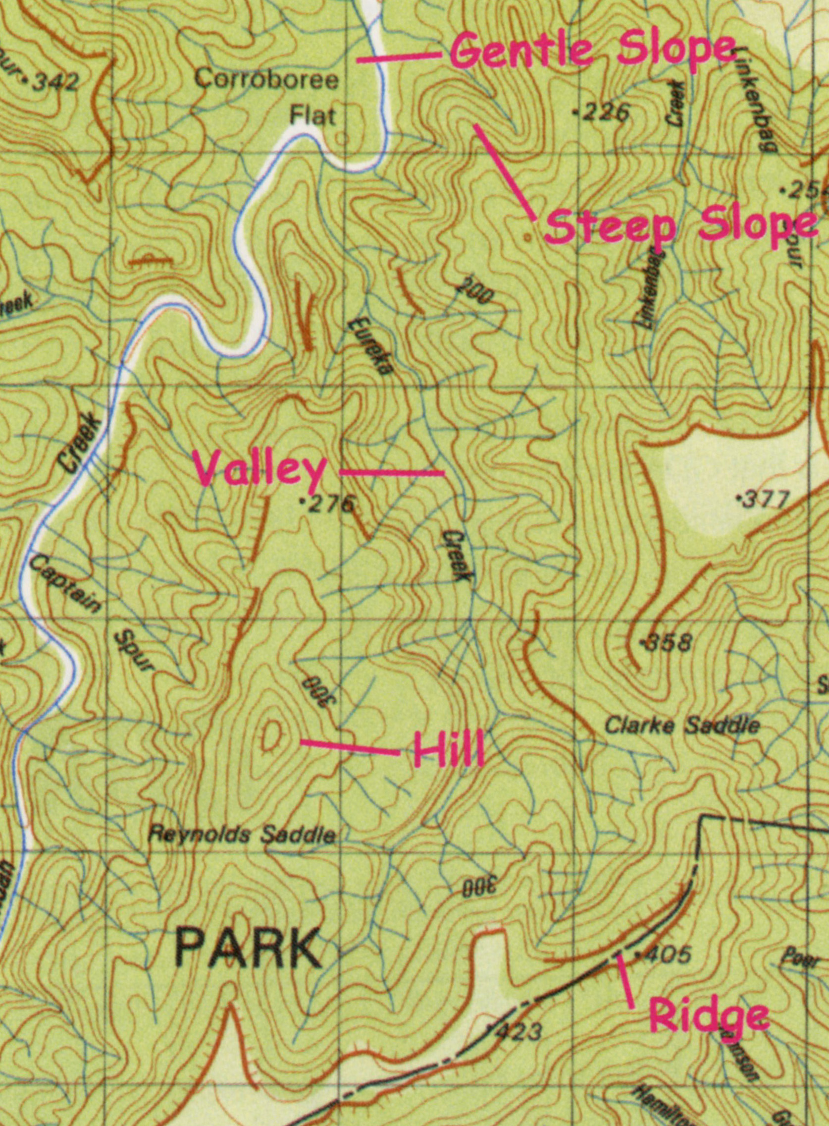 What Does A Topographic Map Show